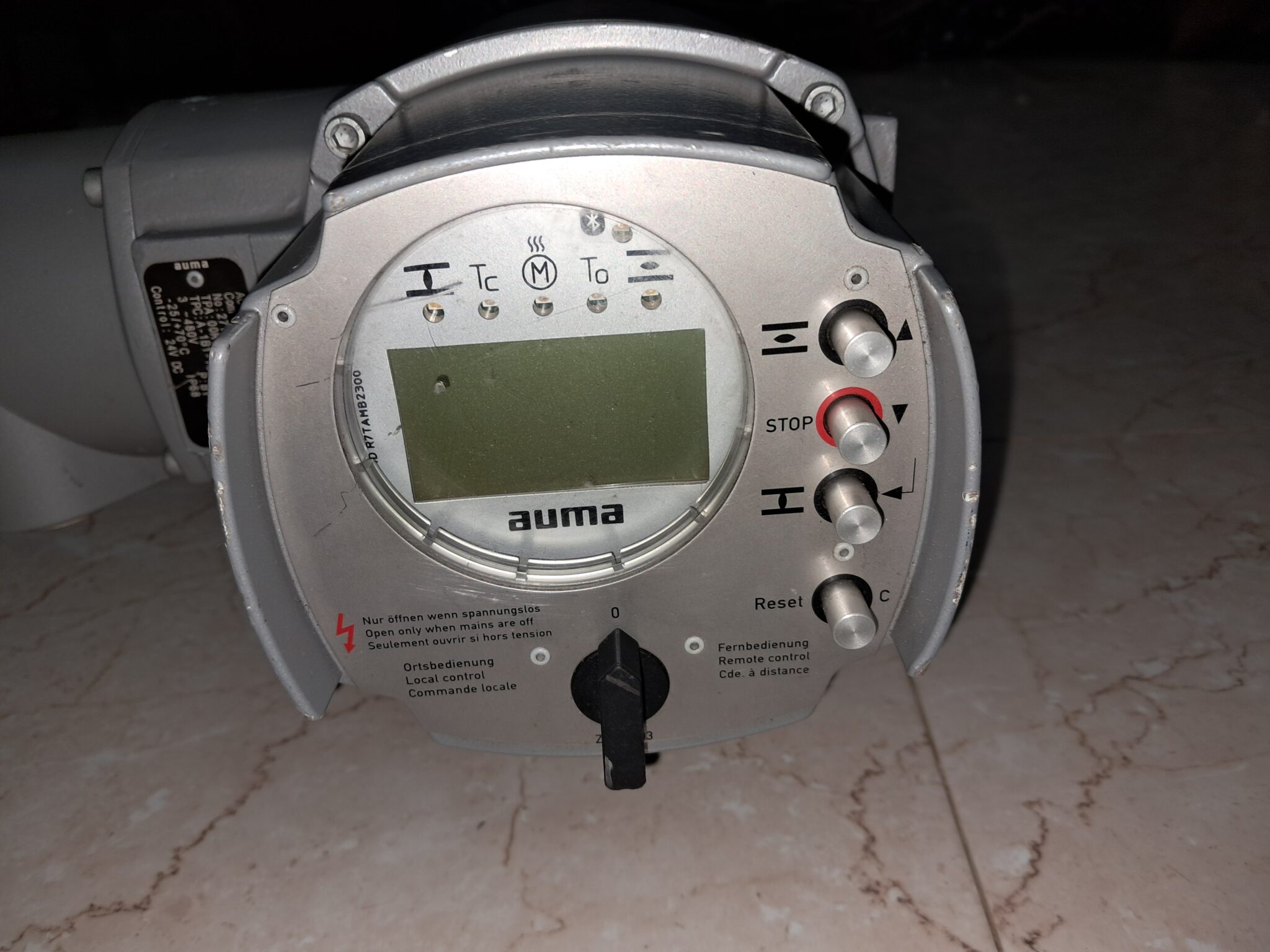 Auma Actuator AC 01.2 Control Units – Graziers Marine